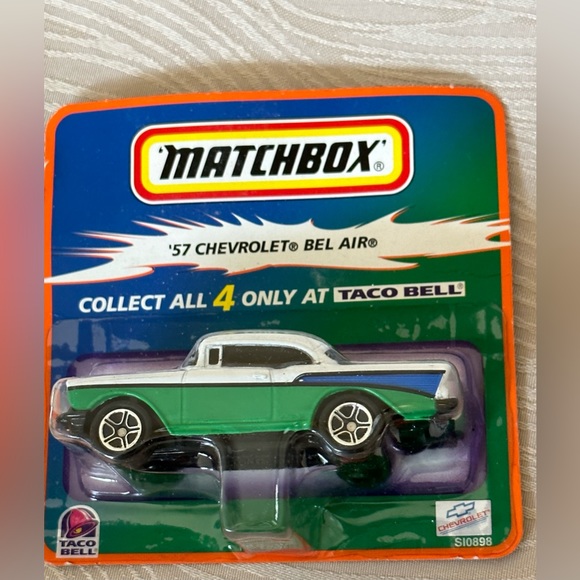 MATCHBOX | Toys | Matchbox Vtg 999 Taco Bell 57 Chevrolet Bel Air New ...